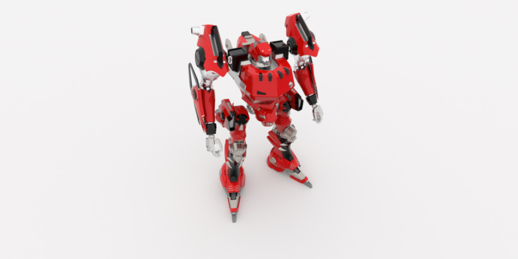 FluidRay RT mech rendering - FluidRay