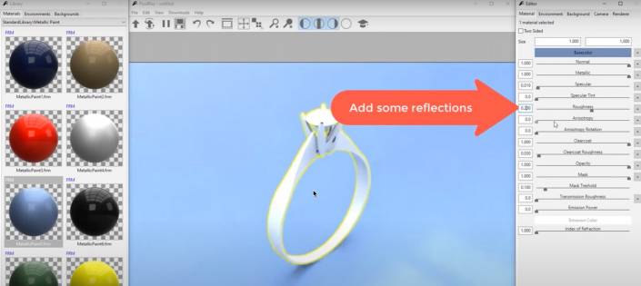 FluidRay: Jewelry Design Rendering Software - FluidRay